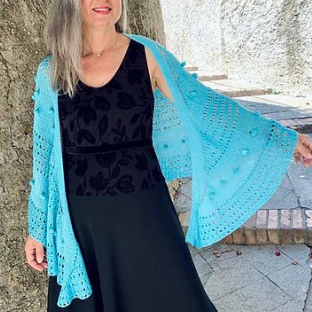 Schema Scialle ai ferri Holly | Modello Emma Fassio